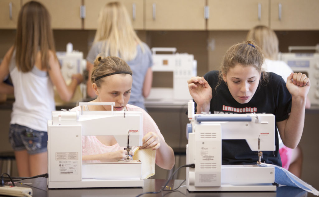 Sewing club teaches students new craft while helping charity | News ...